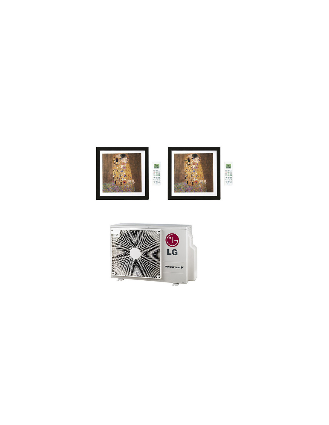 Climatizzatore Condizionatore LG Artcool Gallery R32 Dual Split Inv...