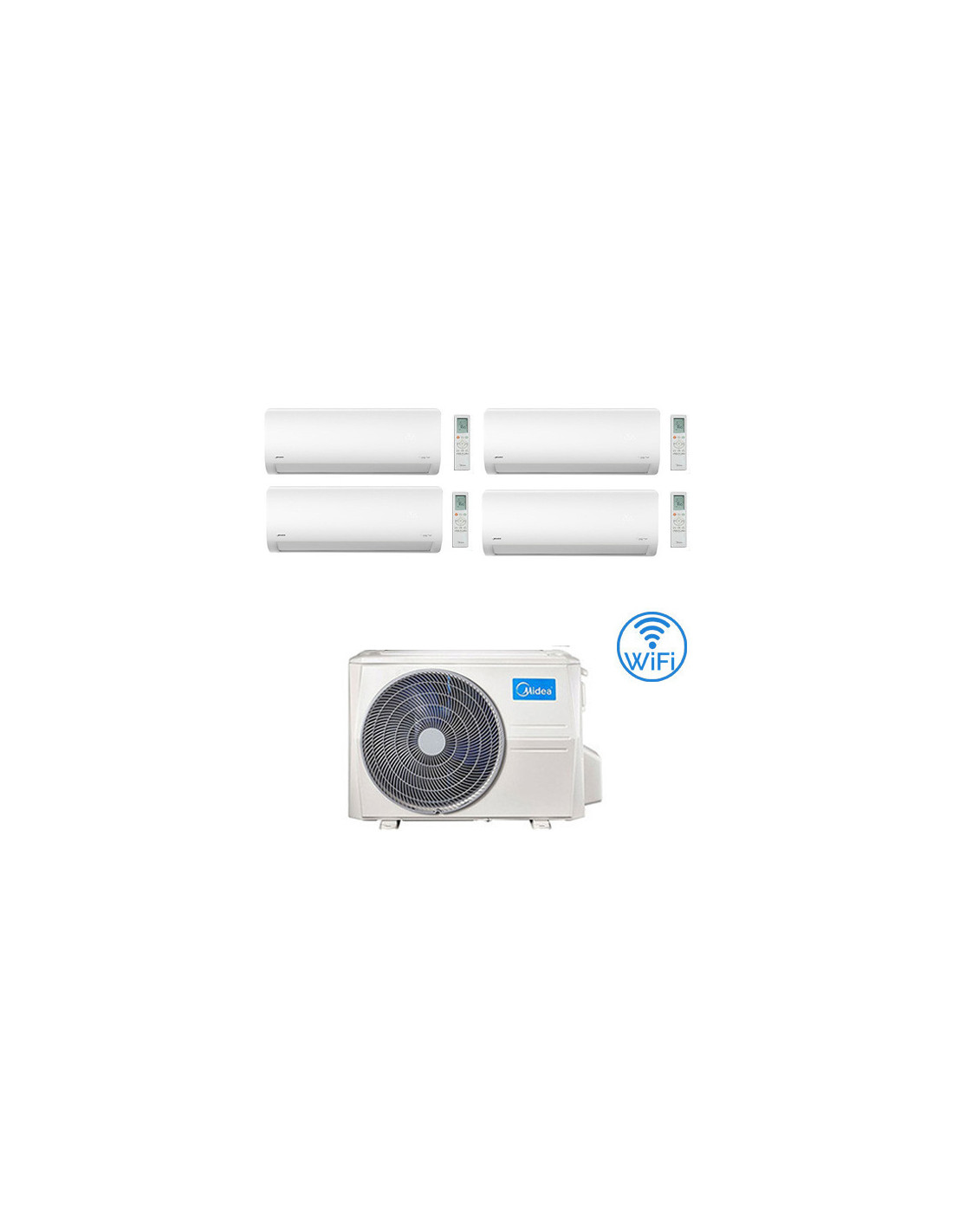 Climatizzatore Condizionatore Midea Xtreme WiFi R32 Quadri Split 90... Climatizzatore Condizionatore Midea Xtreme WiFi R32 Quadri Split 90...