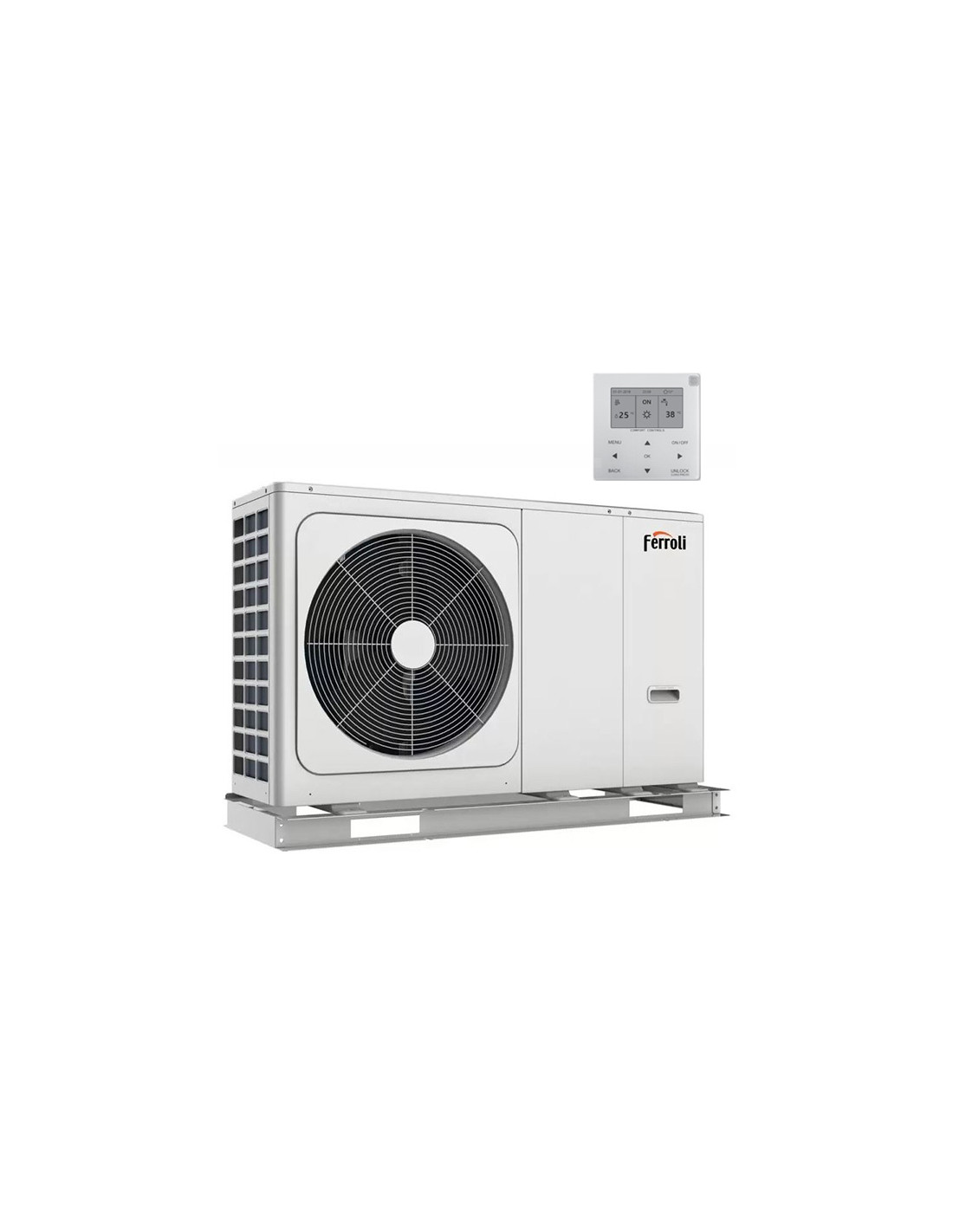 Pompa di calore monoblocco Aria-Acqua DC inverter R32 Ferroli OMNIA...
