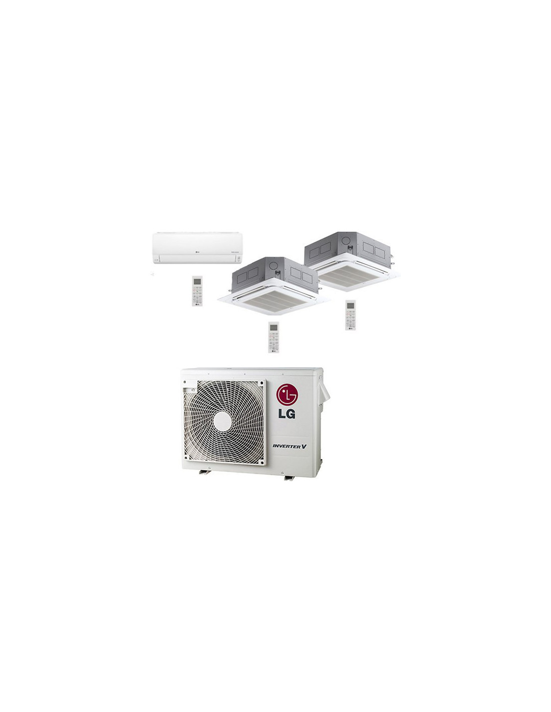 Climatizzatore Condizionatore LG Split + Cassetta 4 vie R32 Trial S...