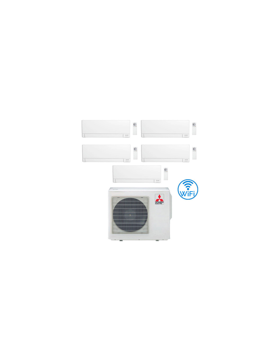 Climatizzatore Condizionatore Mitsubishi MSZ-AY Wifi R32 Penta Spli...