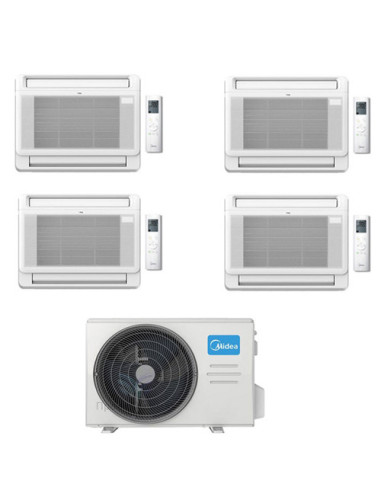 Climatizzatore Condizionatore Midea Console Quadri 9000 + 9000 + 90...