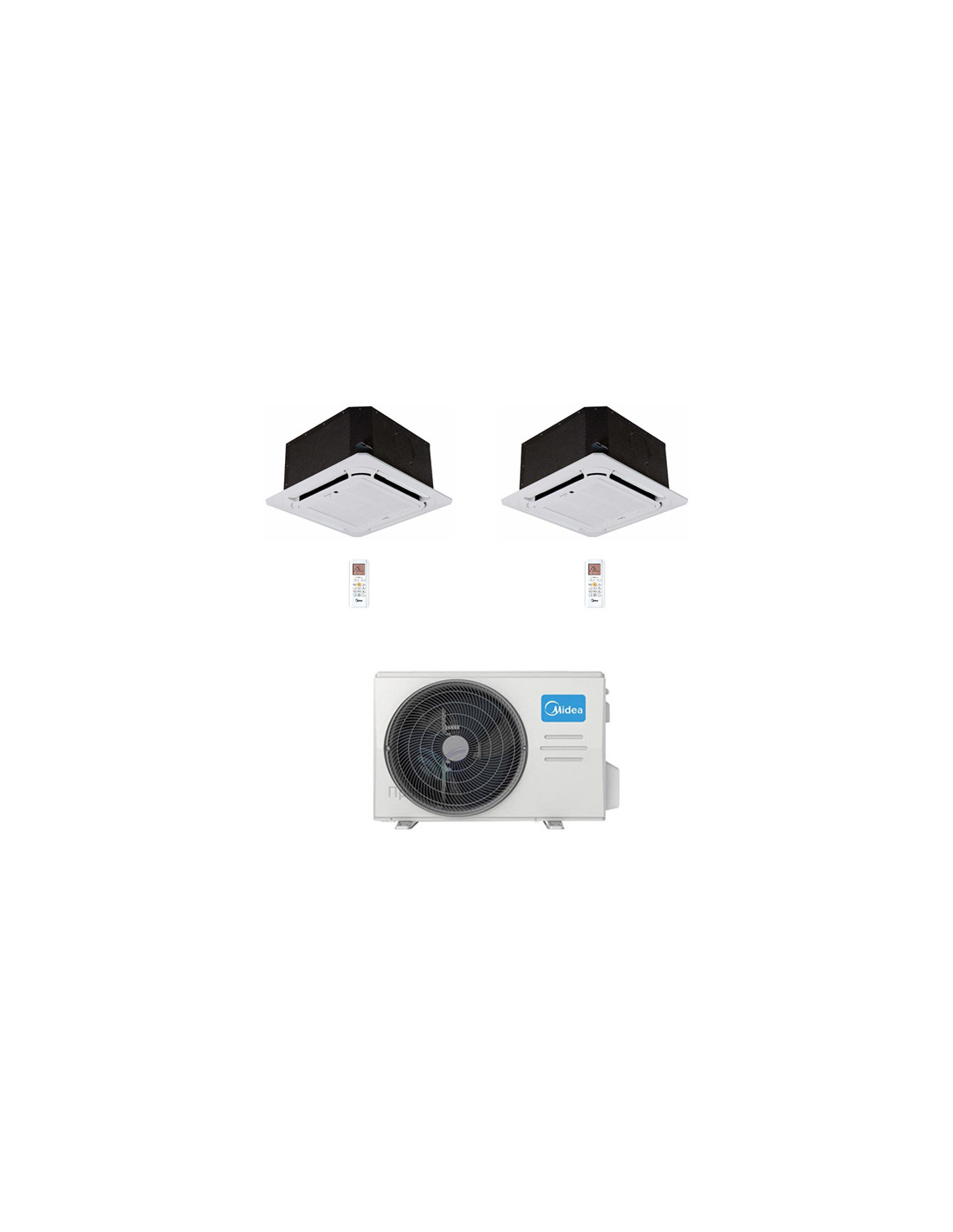 Climatizzatore Condizionatore Midea Cassetta 4 vie Compatta R32 Dua...