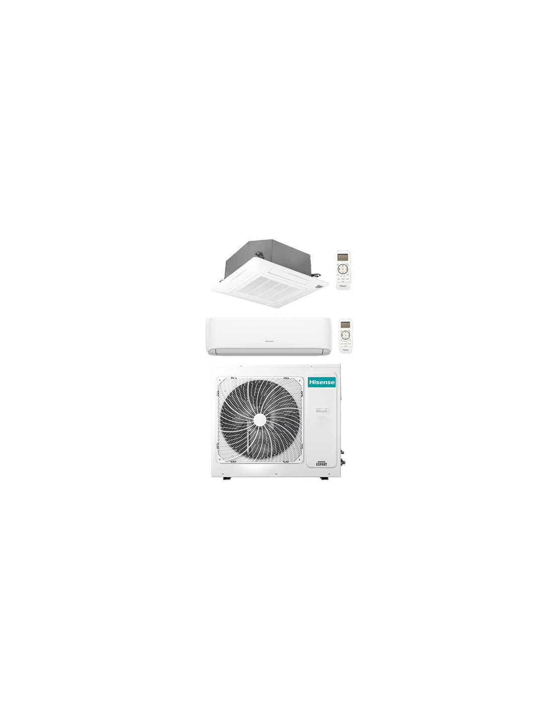 Climatizzatore Condizionatore Hisense Hi Comfort + Cassetta 4 vie R...