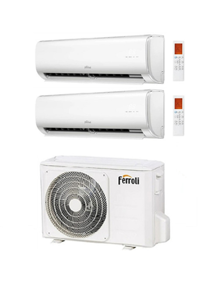 Climatizzatore Condizionatore Ferroli Serie Giada Wifi R32 Dual Spl...