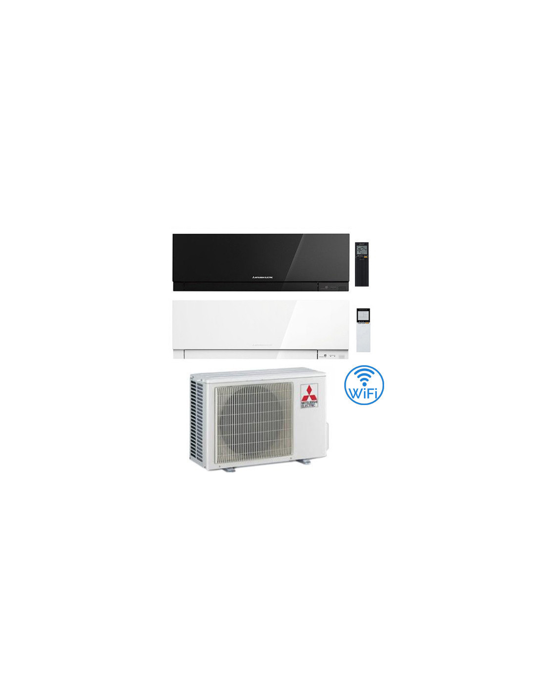 Climatizzatore Condizionatore Mitsubishi Kirigamine Zen Wifi Nero e...